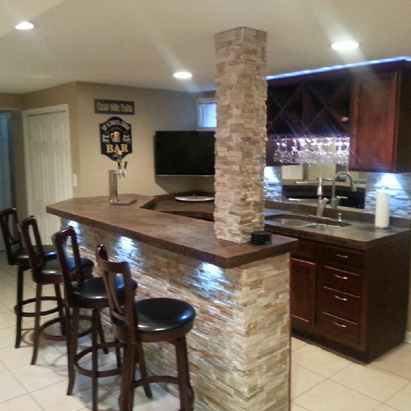 Homemade Bar Countertops