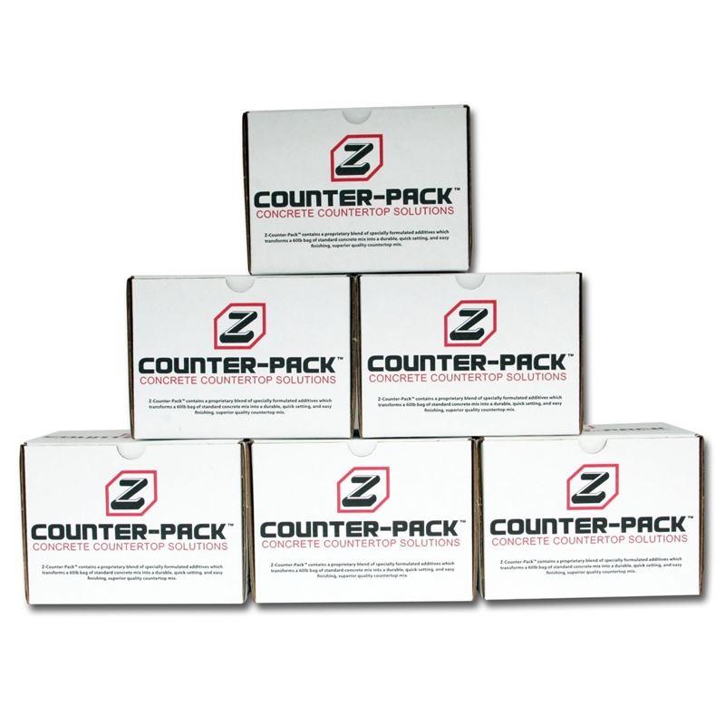 Z Counter-Pack Set of 6 - Concrete Countertop Admix